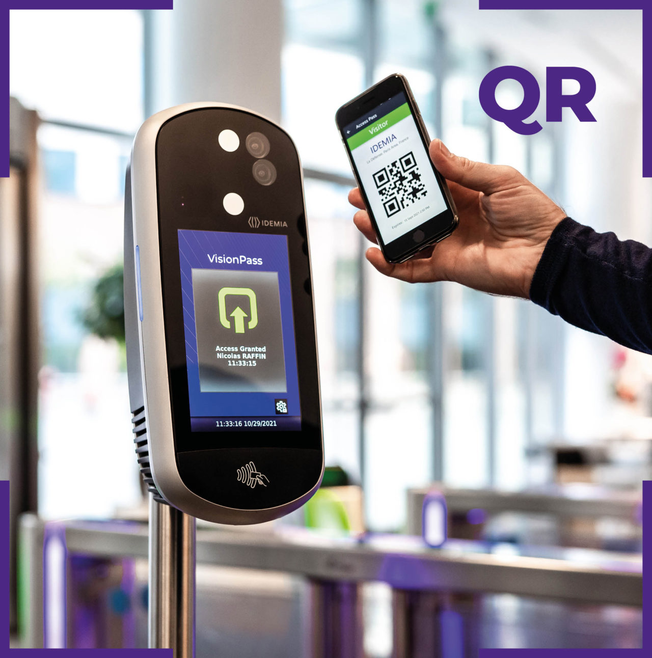 Idemia Morpho VisionPass biometric reader - Access control readers